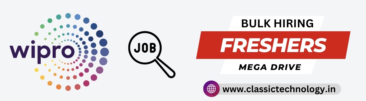 Wipro Bulk Hiring Drive 2023 | Across India | Apply Now - Classic ... Wipro Bulk Hiring Drive 2023 | Across India | Apply Now - Classic ...