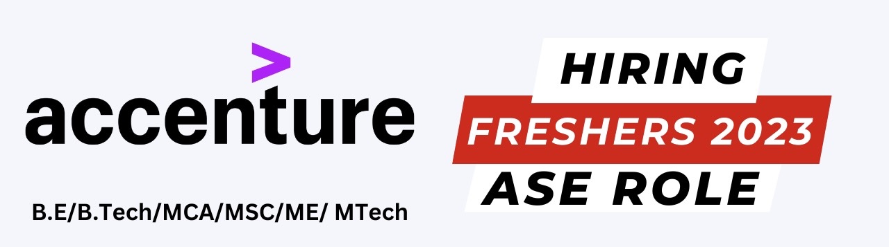 Accenture Off Campus Drive 2023 | Mega Hiring | Apply Now - Classic Technology